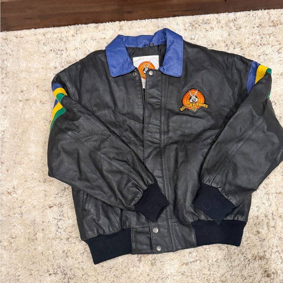 Warner Bros. | Jackets & Coats | Men Warner Bros Looney Tunes Gray And ...